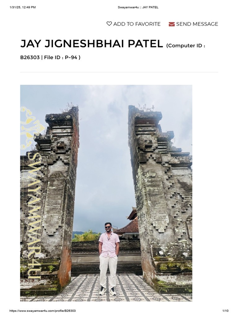 Swayamwar4u __ JAY PATEL | PDF