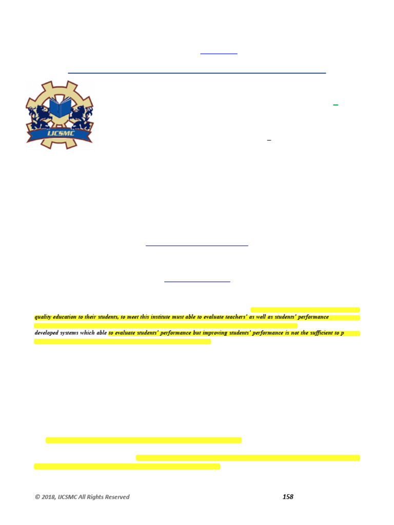 1.student Performance Prediction Techniques | PDF | Cluster Analysis ...