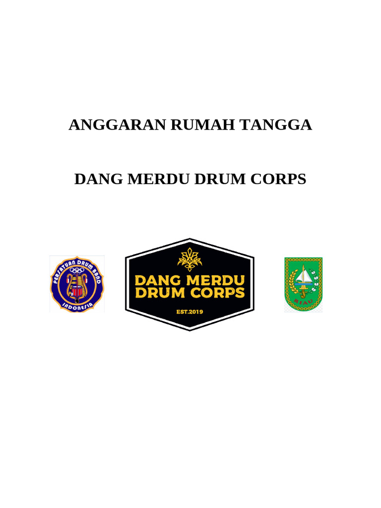 Anggaran Rumah Tangga DMDC (Art) | PDF