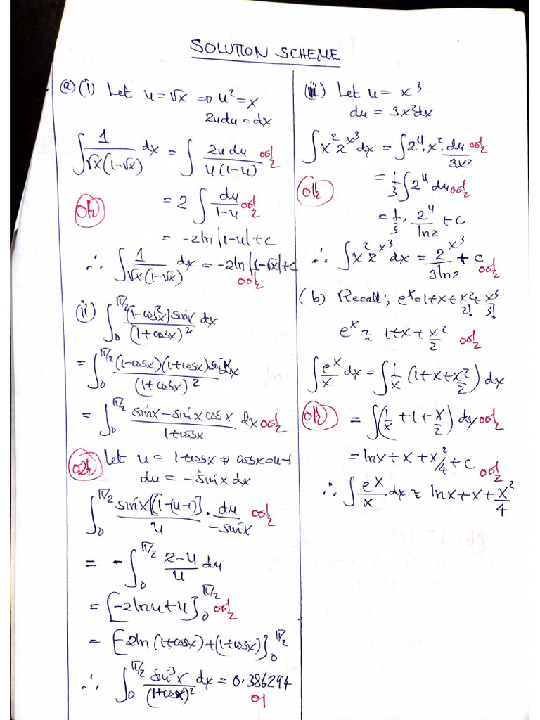 Calc - 2 Soln | PDF