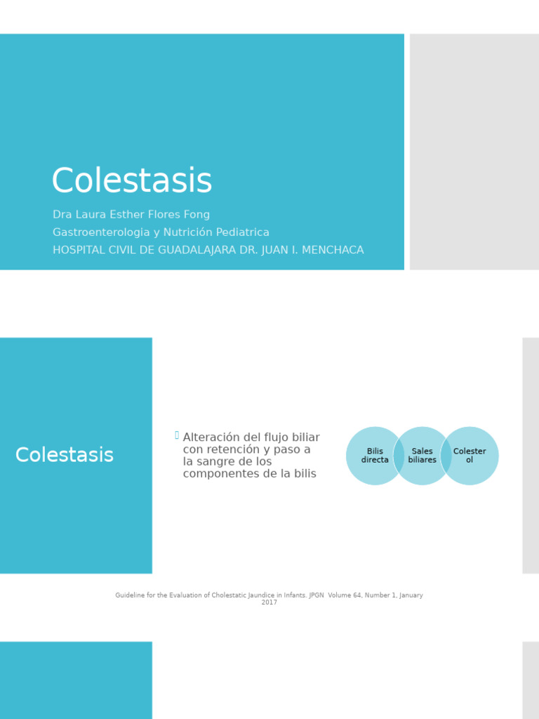 Colestasis en Pediatría | PDF | Especialidades Medicas | Hígado