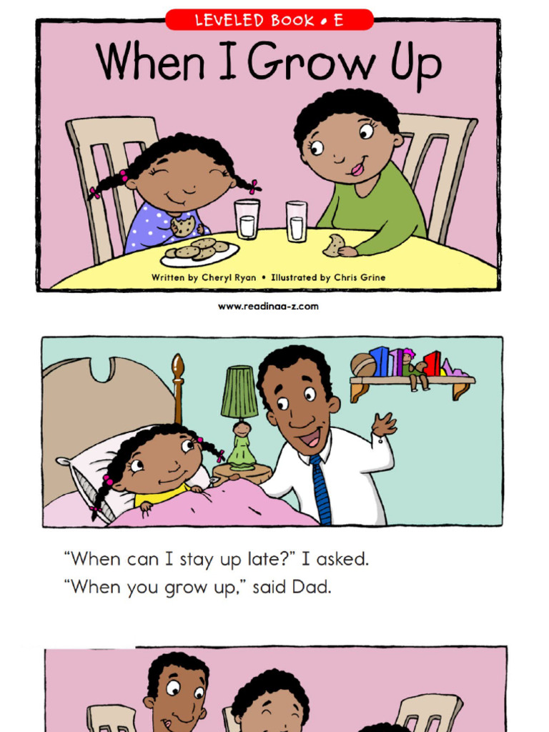E. When I Grow Up | PDF