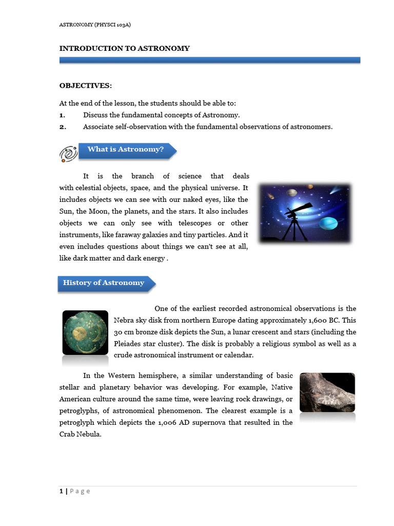 Introduction to Astronomy Concepts | PDF | Heliocentrism | Planets