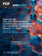 Chemtech 2026 Brochure | PDF | Physical Sciences | Industrial Processes