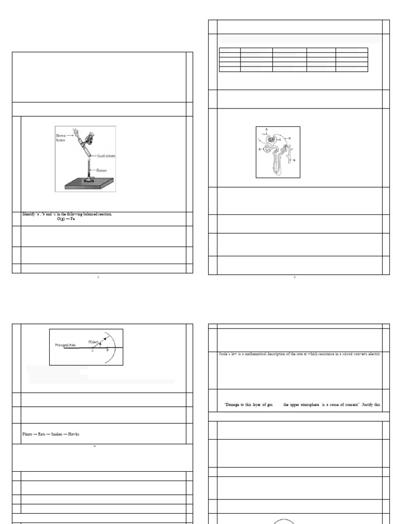 SCIENCE QP - Merged - Compressed | PDF | Refraction | Chemical Bond