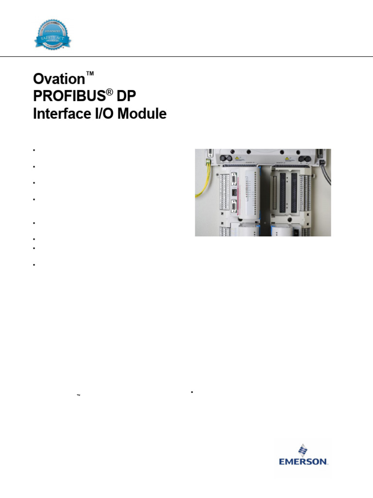 Ovation Profibus DP IO Interface Module | PDF | Input/Output | Computer Network
