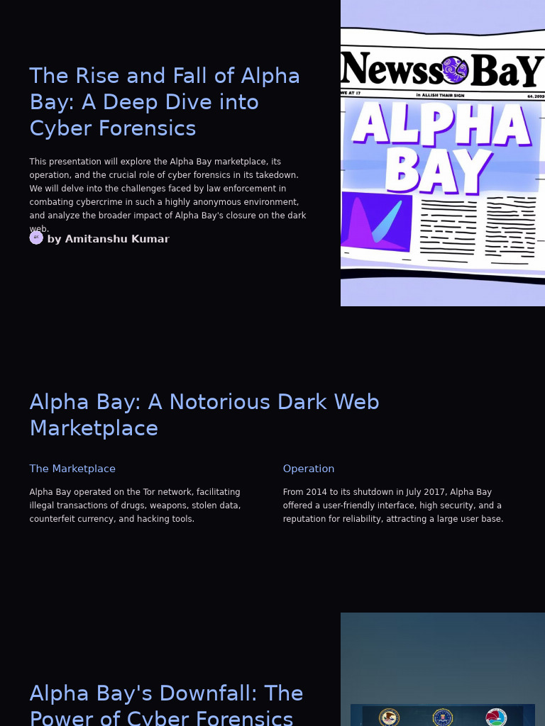 The Rise and Fall of Alpha Bay Capt Amitanshu Kumar | PDF | Cybercrime ...
