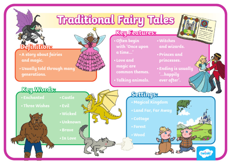 Key Elements of Traditional Fairy Tales | PDF