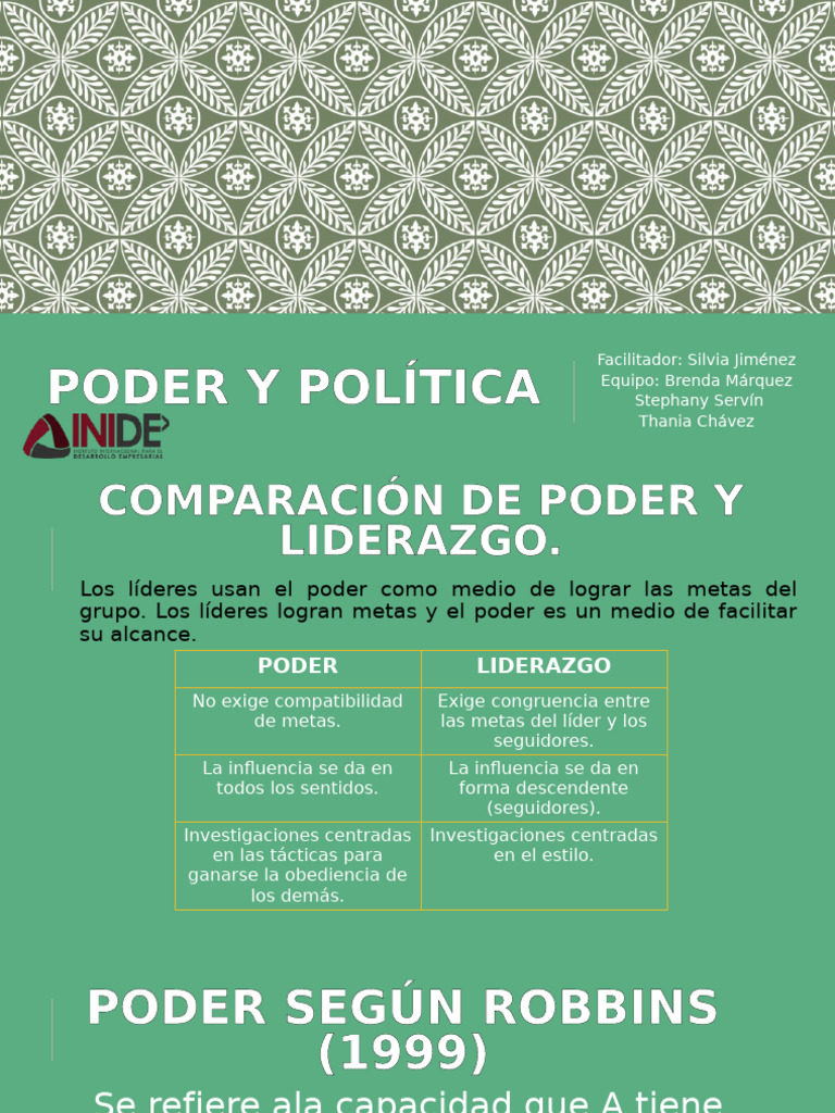 Politica y Poder | PDF | Poder (social y político) | Psicología Social