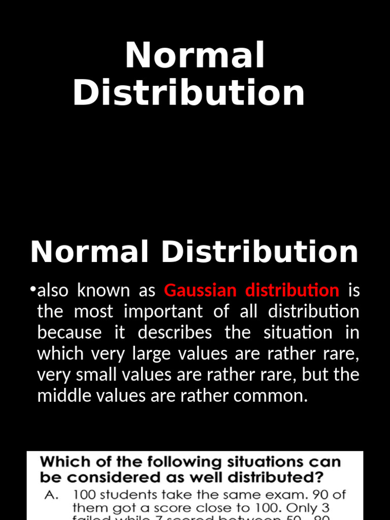 Understanding Normal Distribution | PDF