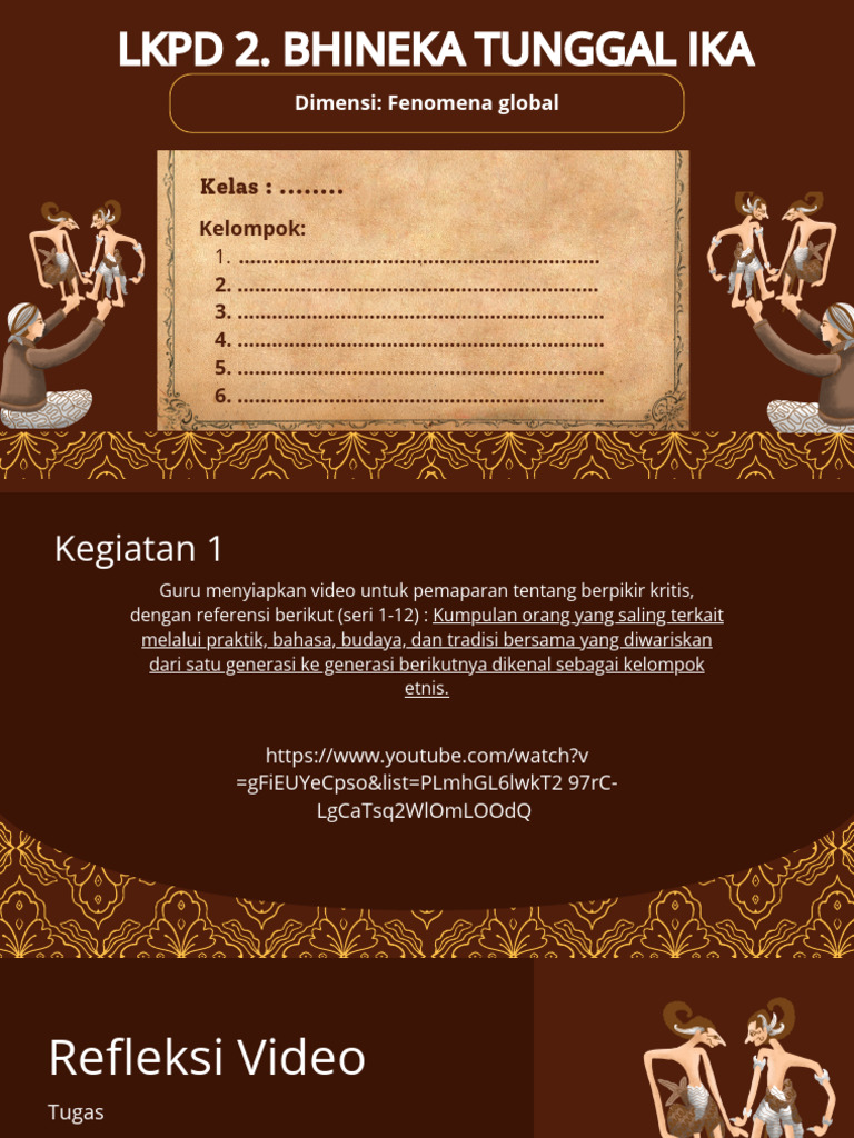 LKPD 2. Bhineka Tunggal Ika | PDF