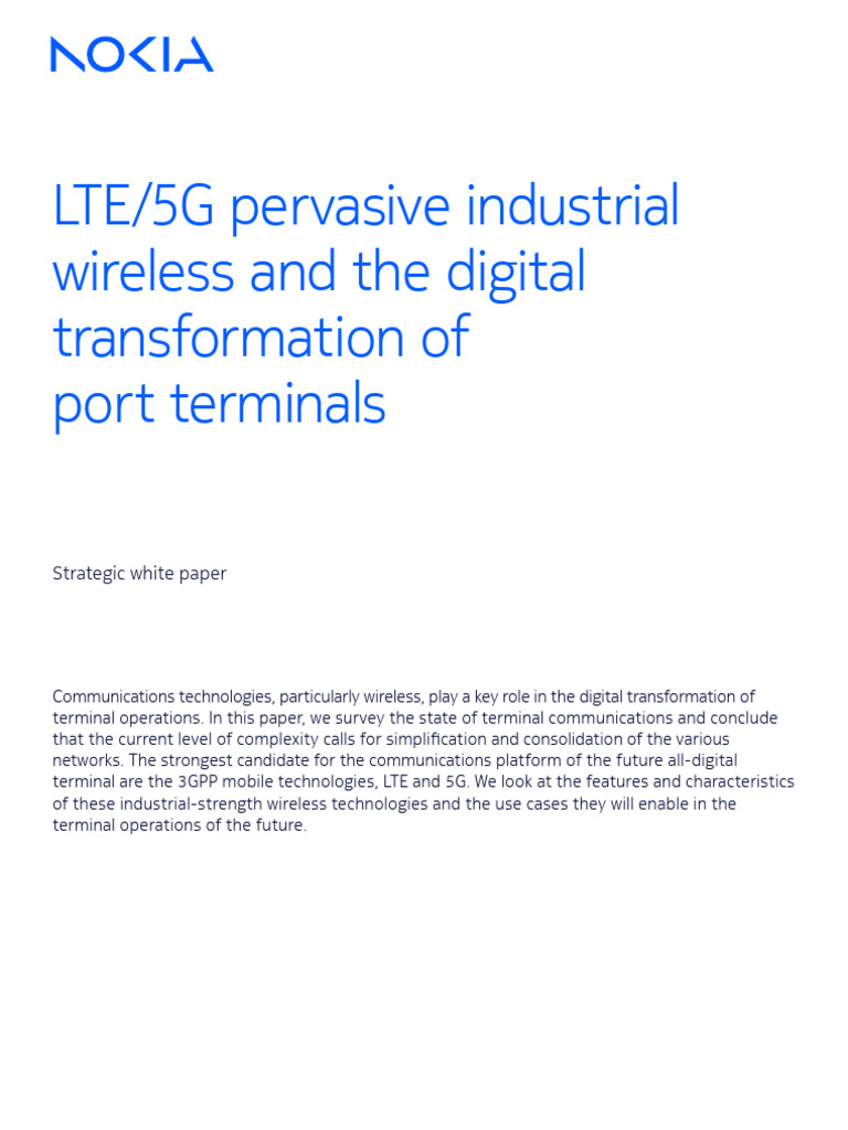 Nokia_LTE_5G_for_port_terminals_White_Paper_EN | PDF | Lte ...