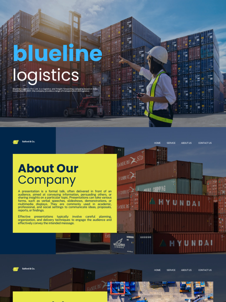 Blue Line Logistics Pic | PDF | Logistics | Multimedia