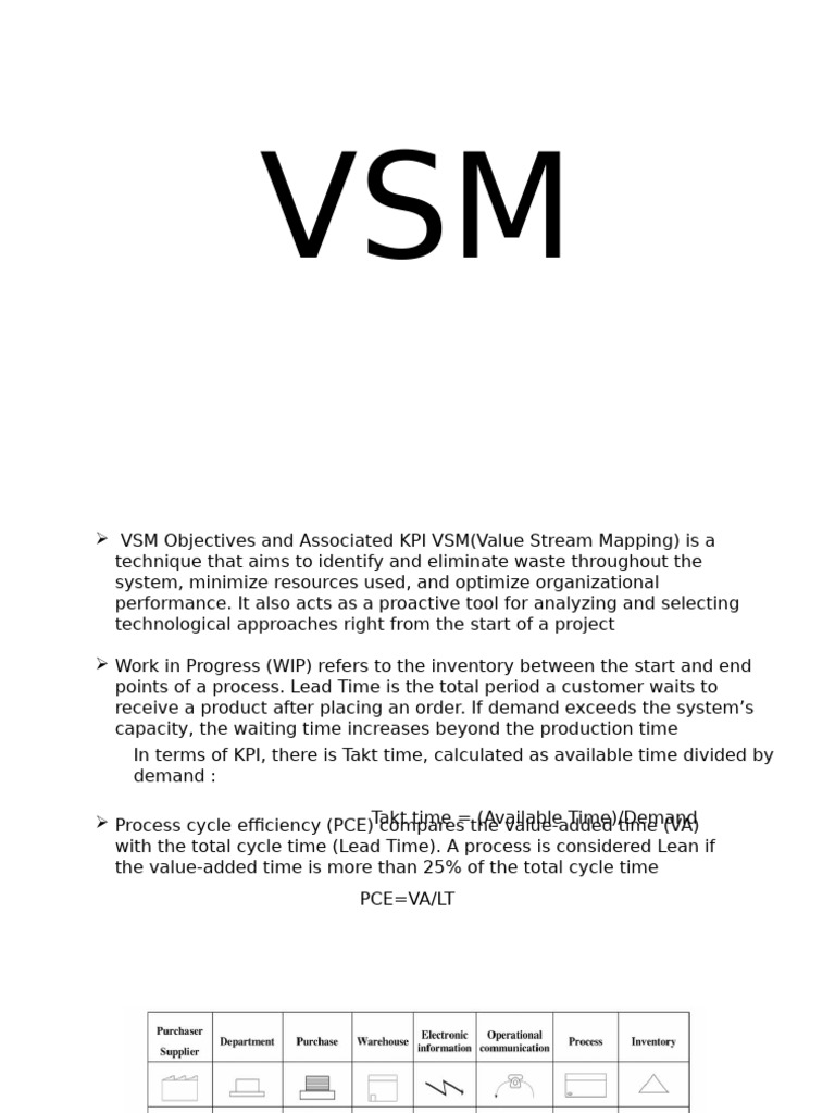 VSM PPT GK | PDF | Business Process | Business
