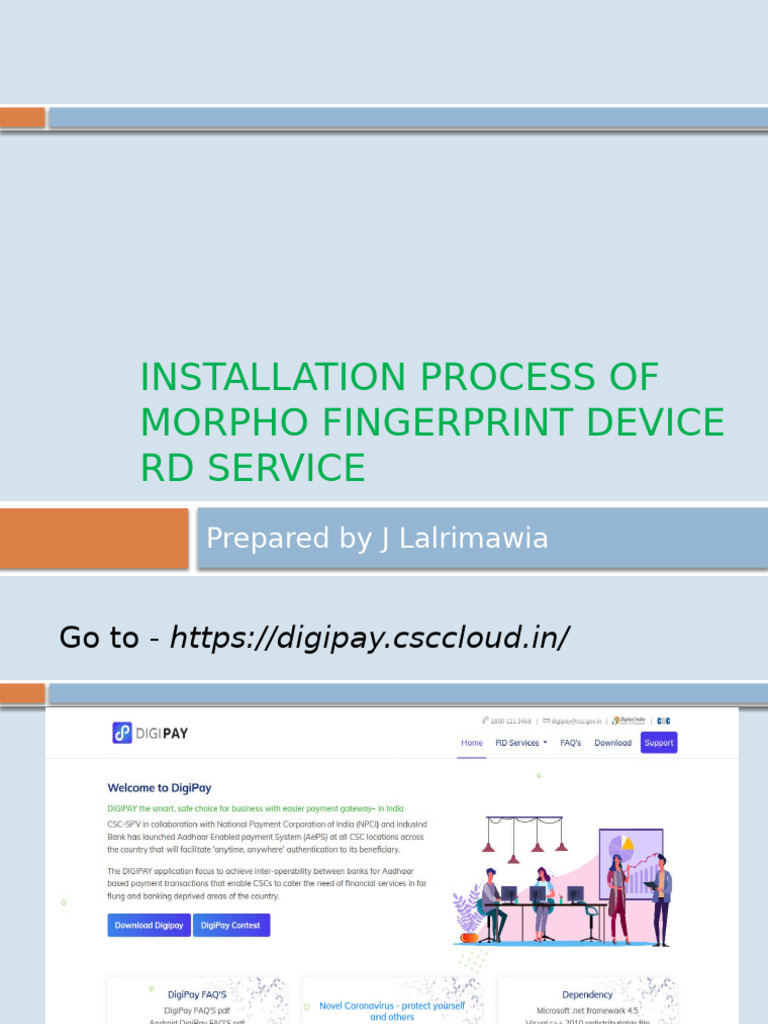 Morpho Fingerprint Device | PDF | Device Driver | Usb