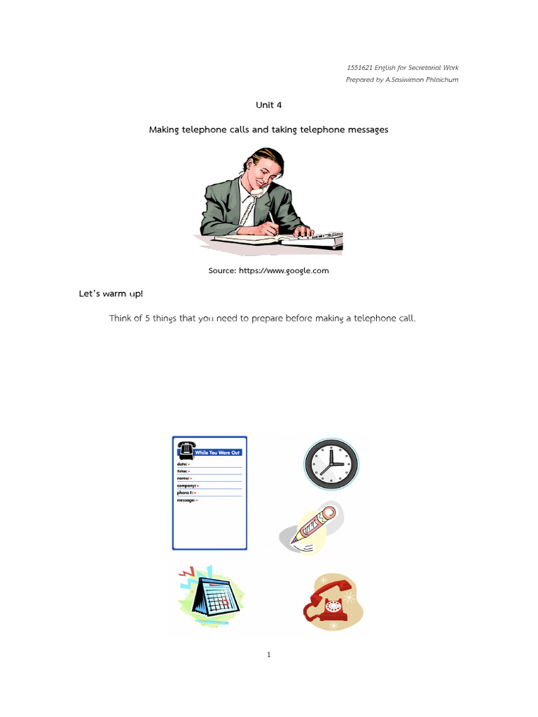 Phone Skills for Secretaries | PDF | Telephone | Communication