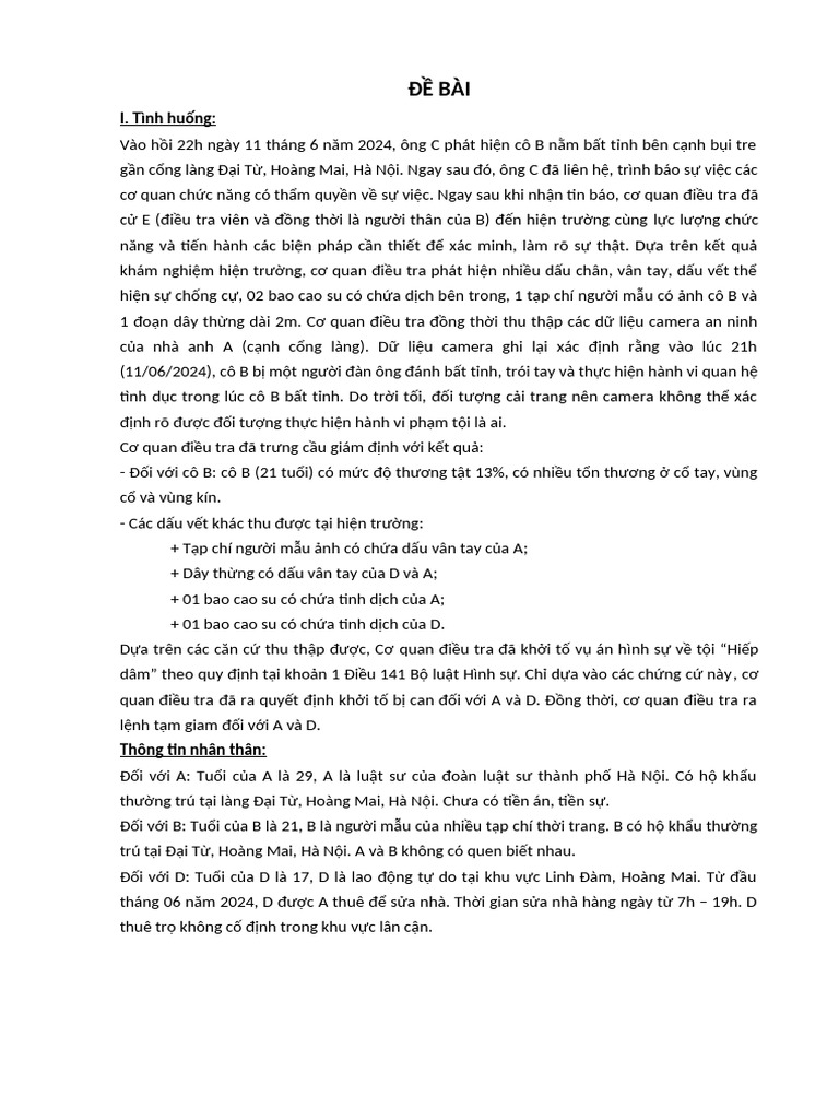 Bài kiểm tra giữa kỳ TTHS kỳ 3 2023 2024 TLU | PDF