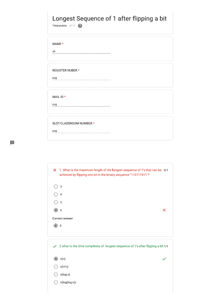 5 Longest Sequence of 1 After Flipping A Bit | PDF