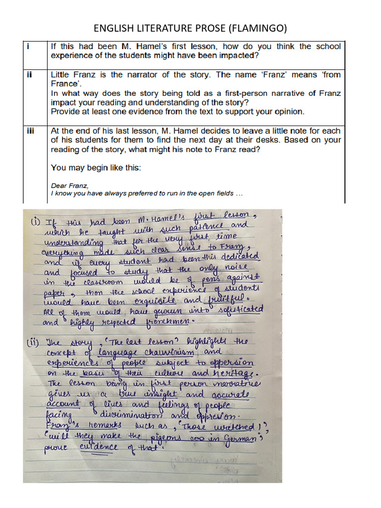 English Literature Prose | PDF