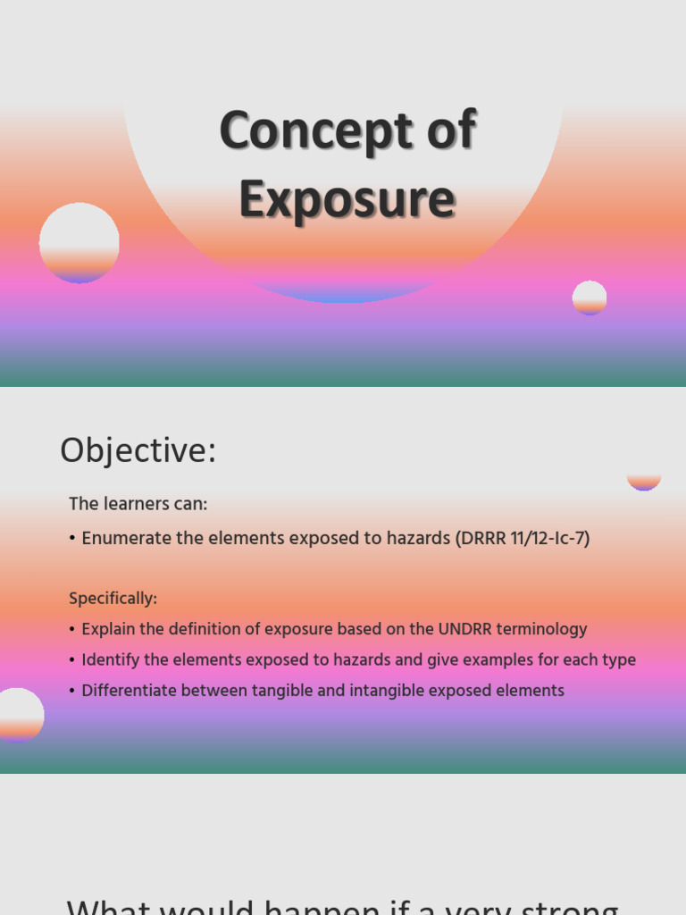 CONCEPT-OF-EXPOSURE | PDF | Hazards | Risk