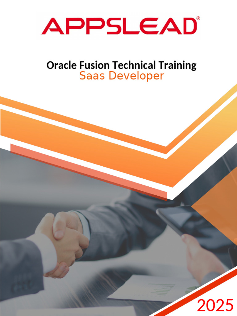 Oracle Fusion Technical Training Overview | PDF | Cloud Computing ...