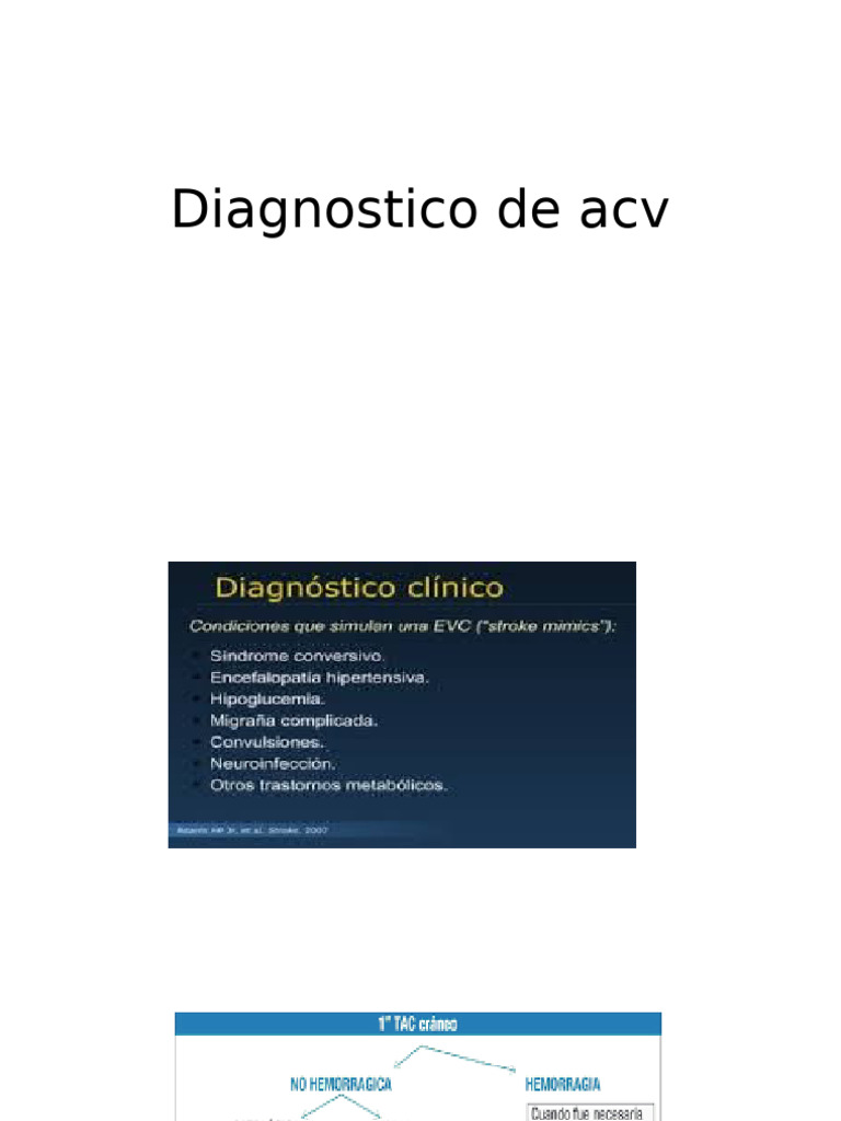 Diagnostico de Ecv | PDF