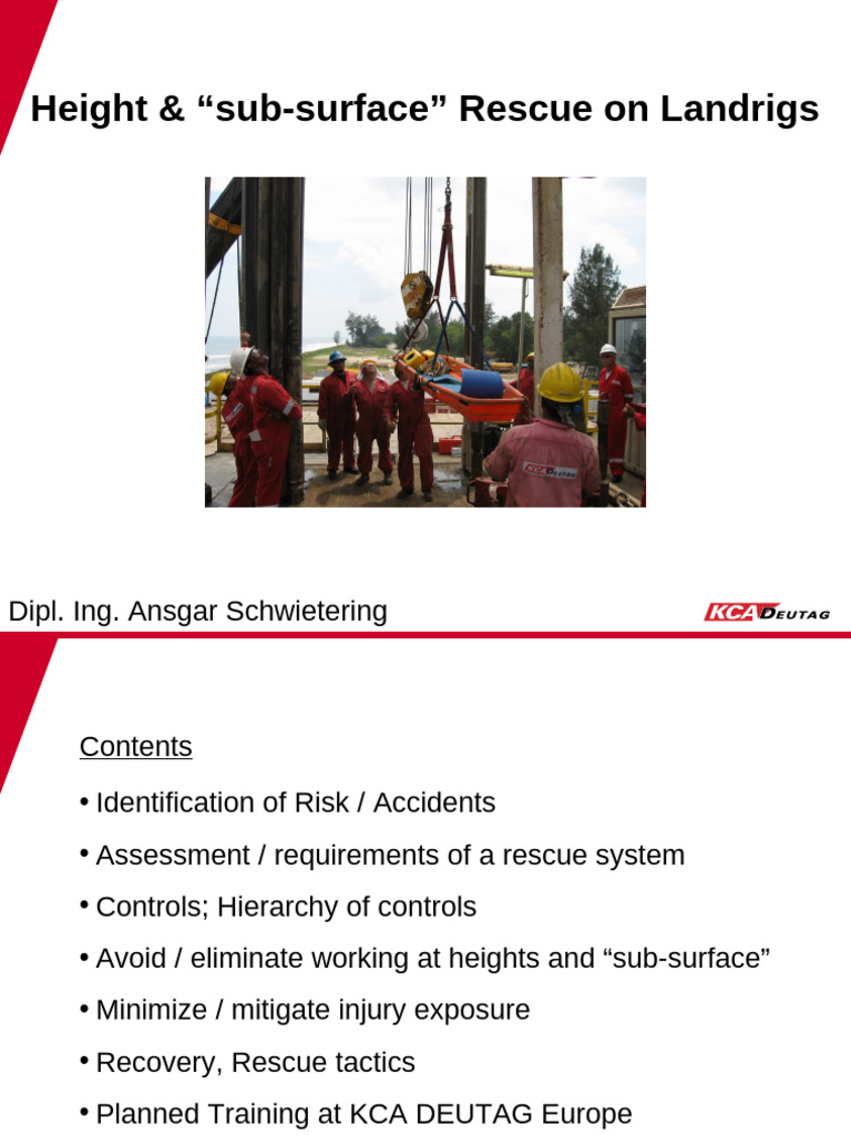 Rescue From Heights Revision 1 | PDF | Occupational Safety And Health ...
