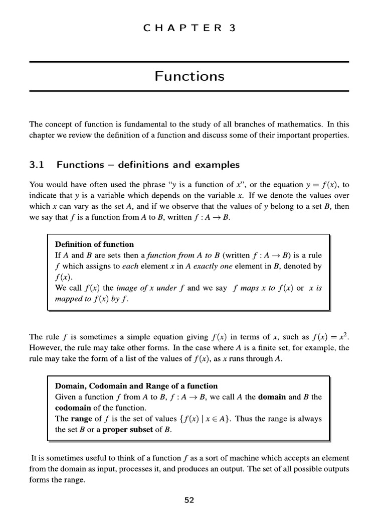 USYD EM1 Ch03 Functions Text | PDF