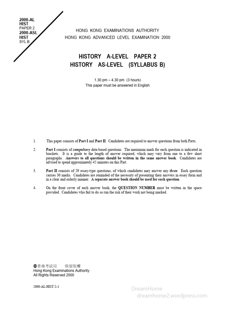 2000 paper 2 | PDF