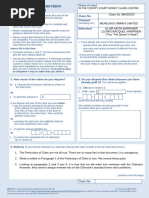 N9B Defence and Counterclaim Guide | PDF | Law