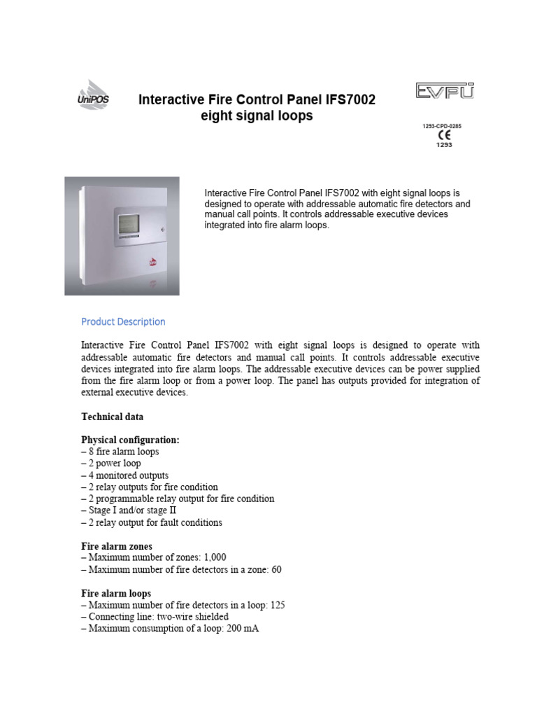 IFS7002 Tủ báo cháy địa chỉ 8 loop phongchaythanglong.vn - | PDF | Power Supply | Relay