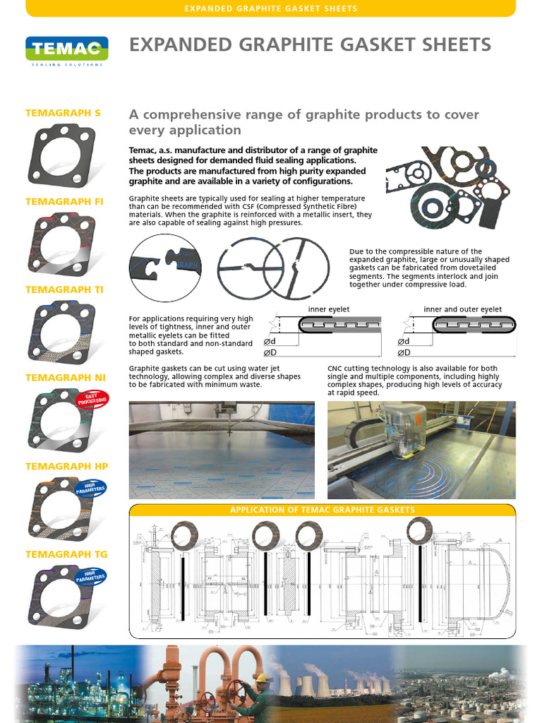 Expanded Graphite Gasket Sheets Overview | PDF | Graphite | Building ...