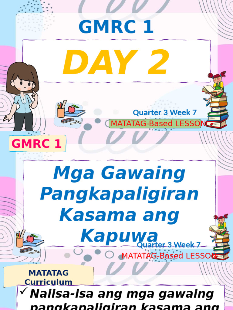 GMRC 1 Q3-Week7-Day2 | PDF