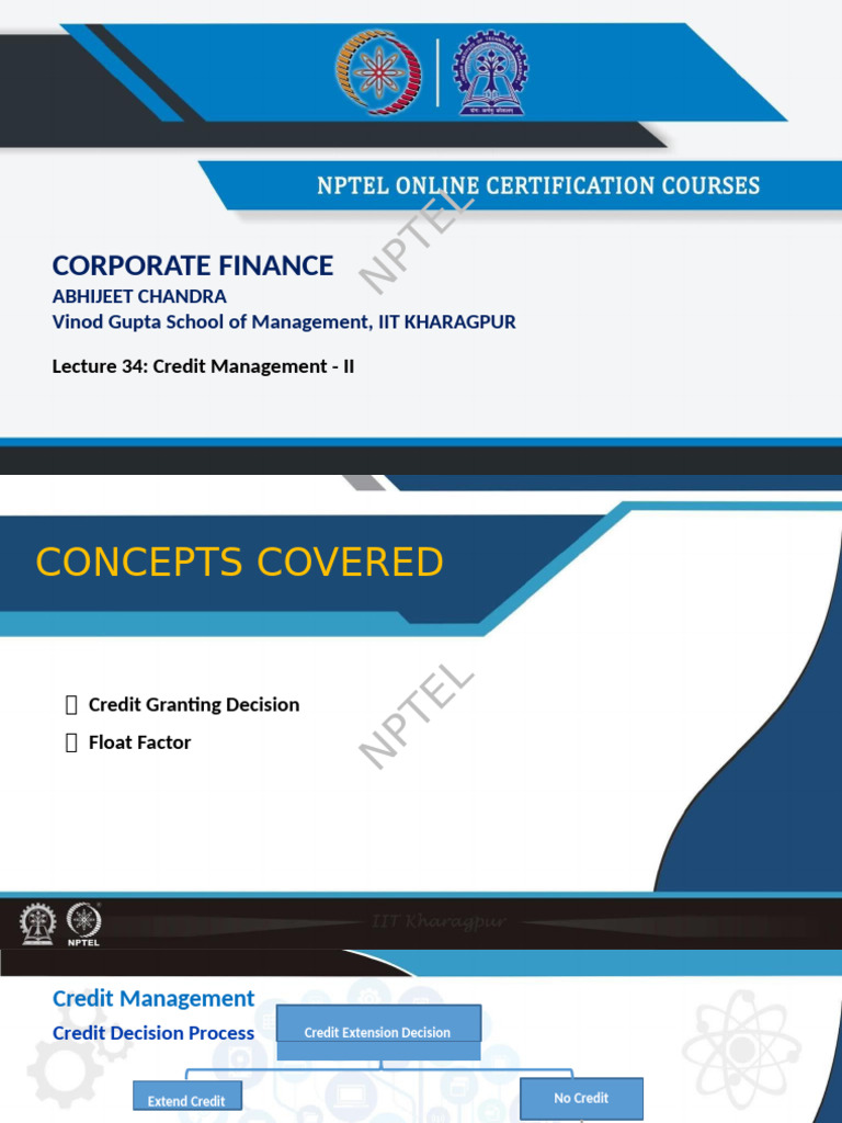 Lecture-34 | PDF | Float (Money Supply) | Banks