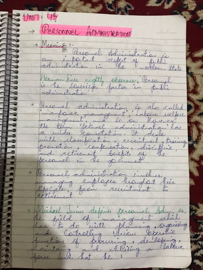 Unit 4th Public Adm | PDF