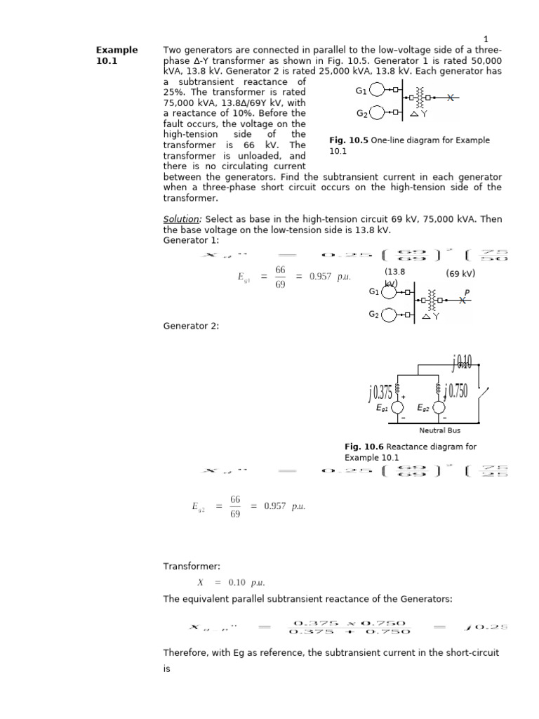 3-PHASE-FAULTS-1-1 | PDF | Transformer | Electrical Equipment