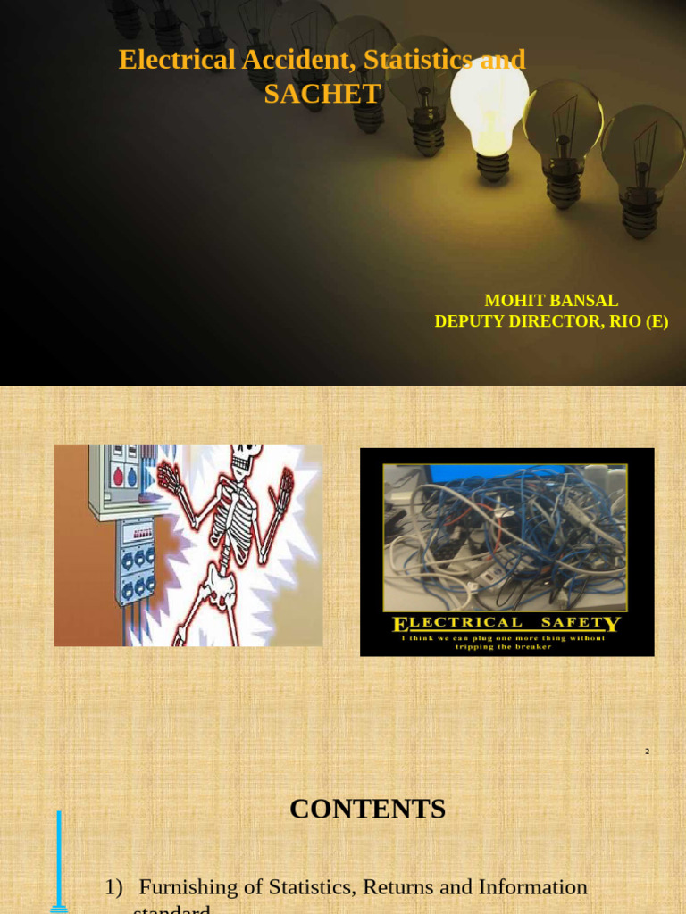 Electrical Accident Statistics and Safety Measures | PDF | Safety
