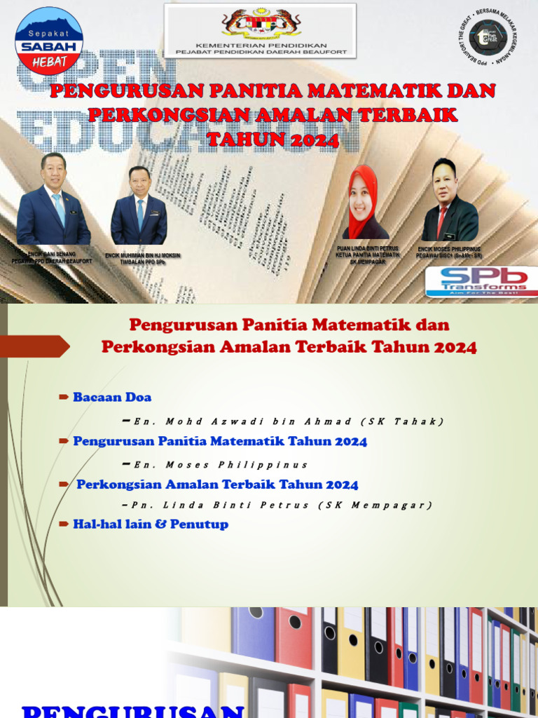 (15 Oktober 2024 - MTH) Program Dan Perancangan Unit Sains & Matematik ...