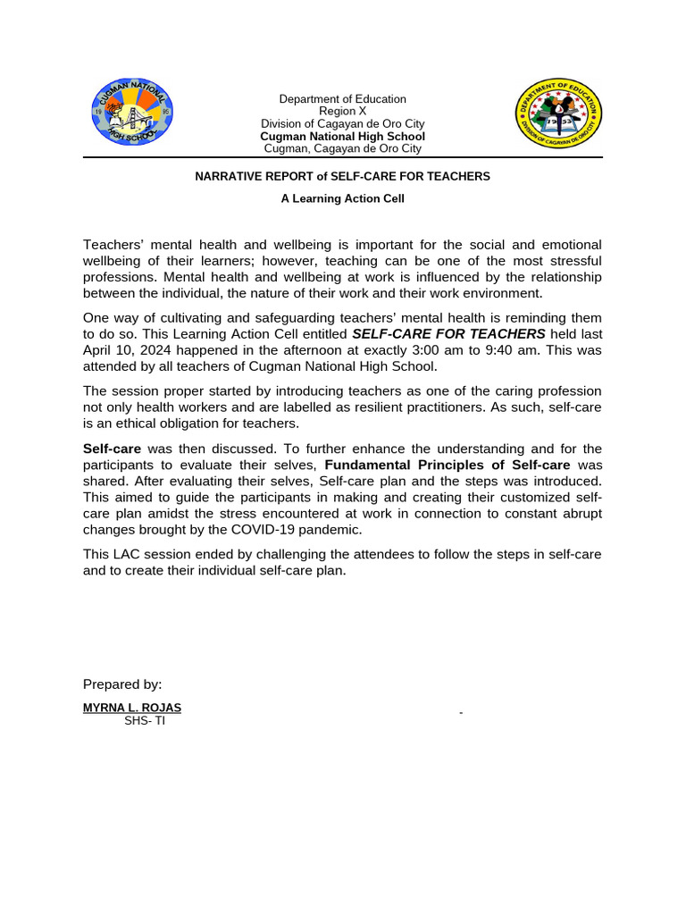 LAC Narrative report | PDF