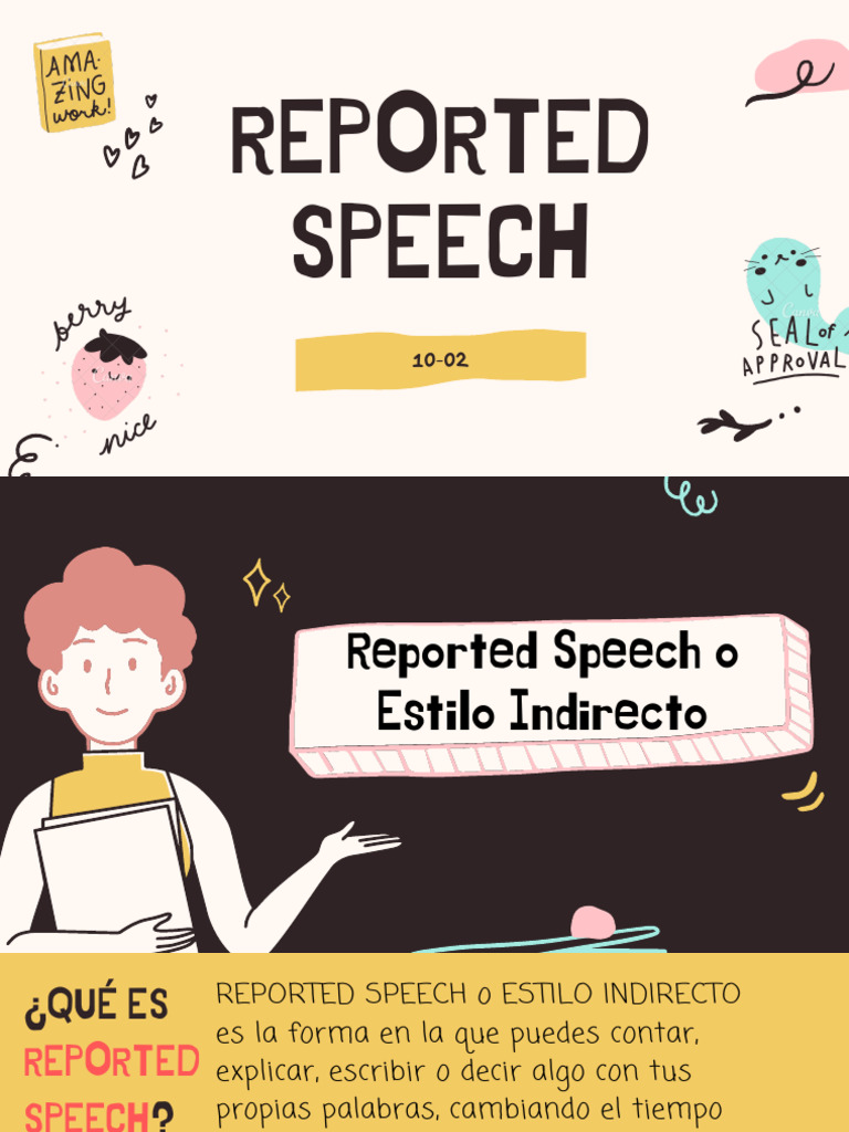 REPORTED SPEECH (2) | PDF | Lingüística