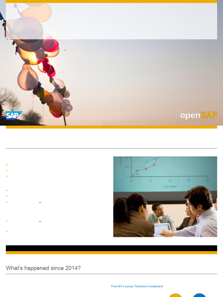 openSAP - Sbi2 - All - Slides Week 1 | PDF | Sustainability | Human Impact On The Environment