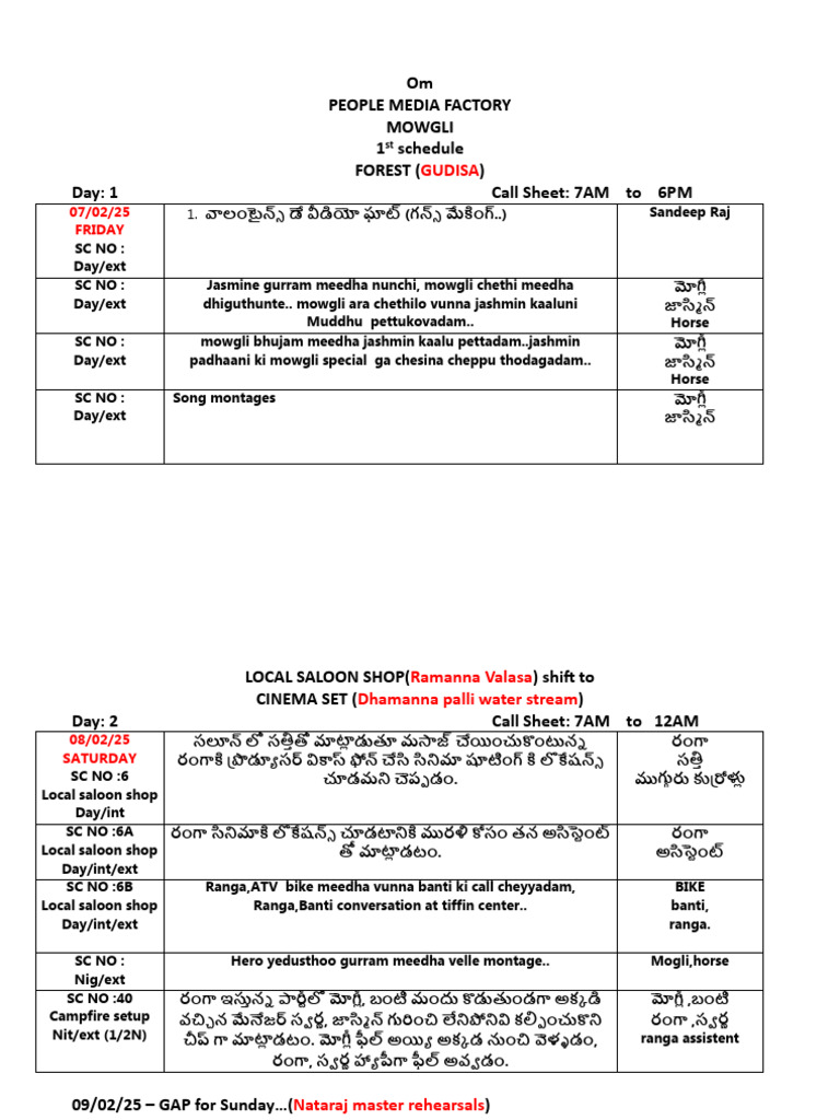 1ST SCHEDULE Version 16 | PDF
