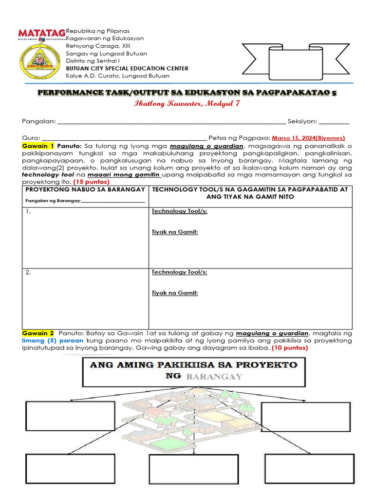 Modyul-7 Performance-Task Q3 | PDF