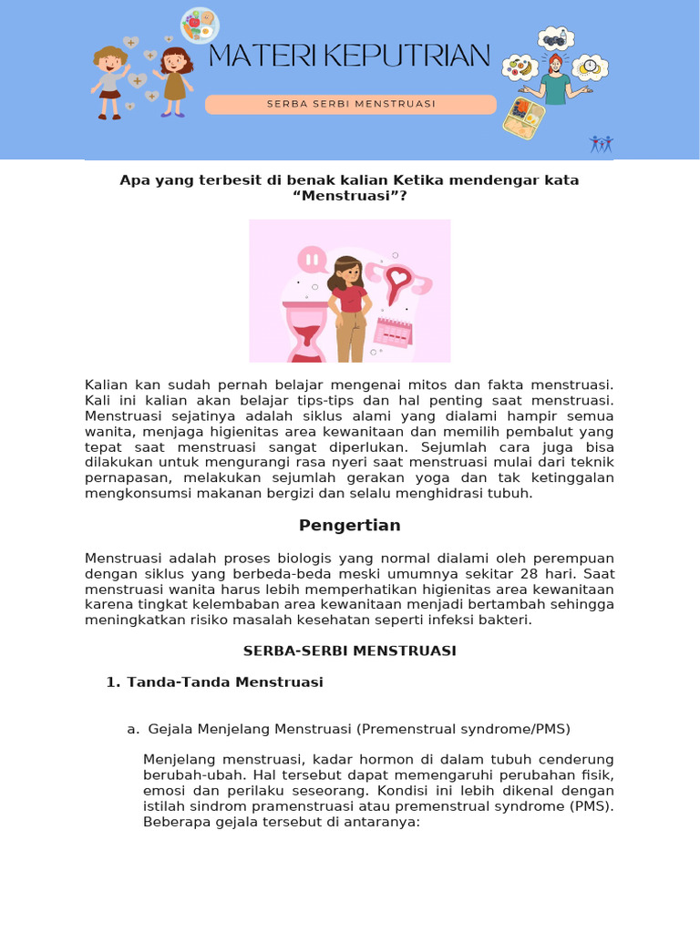 Serba Serbi Keputrian | PDF
