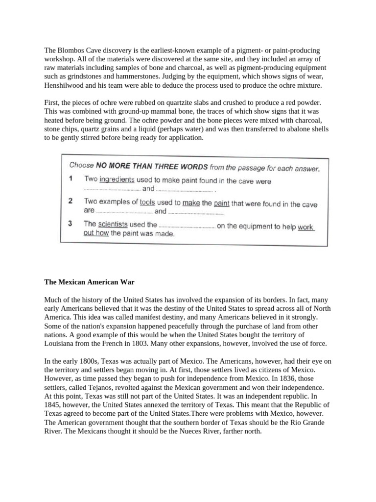 ĐỀ READ-LIS LỚP IELTS PRE - THÁNG 8 | PDF | Texas | Mexico