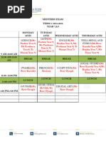 June Exam Invigilation - Timetable - G.E.T 2025 | PDF