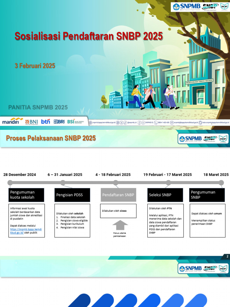 Sosialisasi SNBP 2025 | PDF