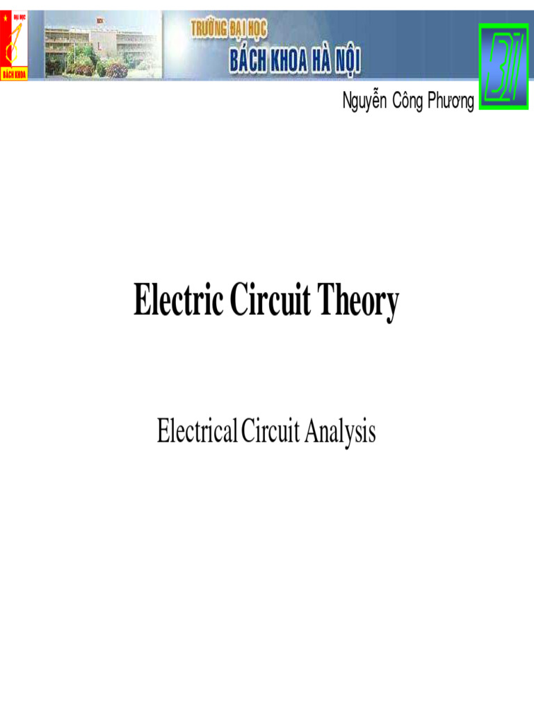 Electrical Circuit Analysis Guide | PDF | Electrical Network | Network Analysis (Electrical ...