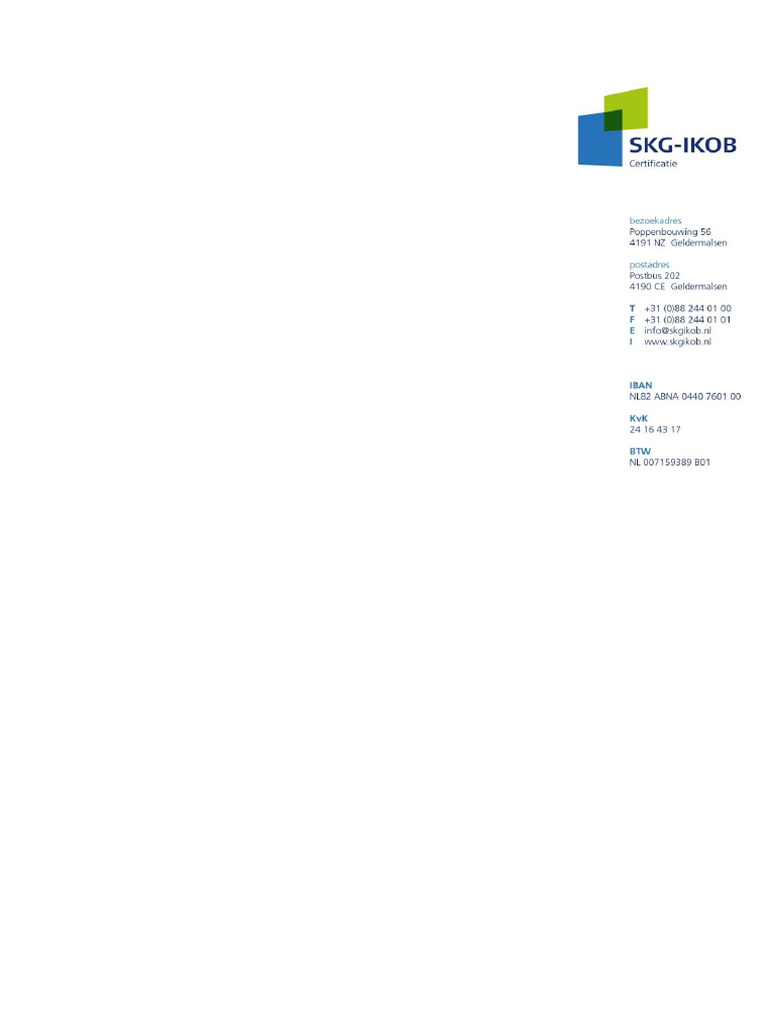 SKG-IKOB Informatieblad Inbraakwerendheidsbeproeving NEN 5096 en of EN16... | PDF