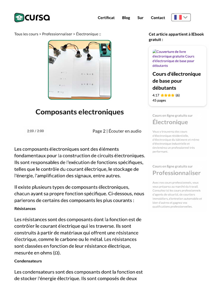 2-Composants Electroniques | PDF